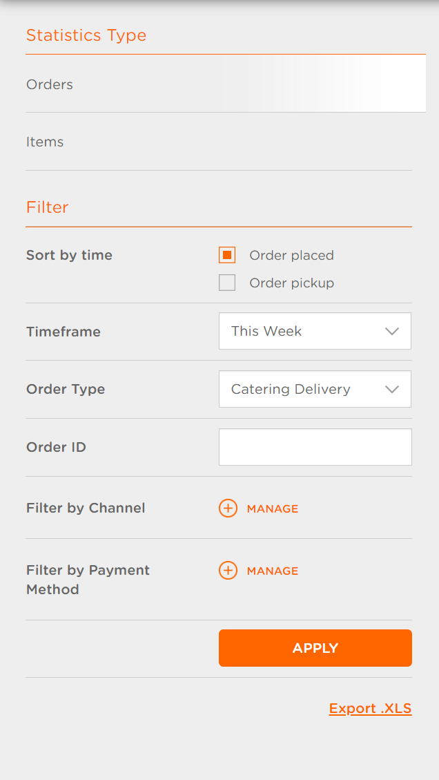 Catering Orders – PAR MENU Knowledge Base