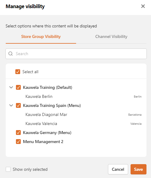 How to control in which Store Groups my Category is available? – PAR Ordering Knowledge Base