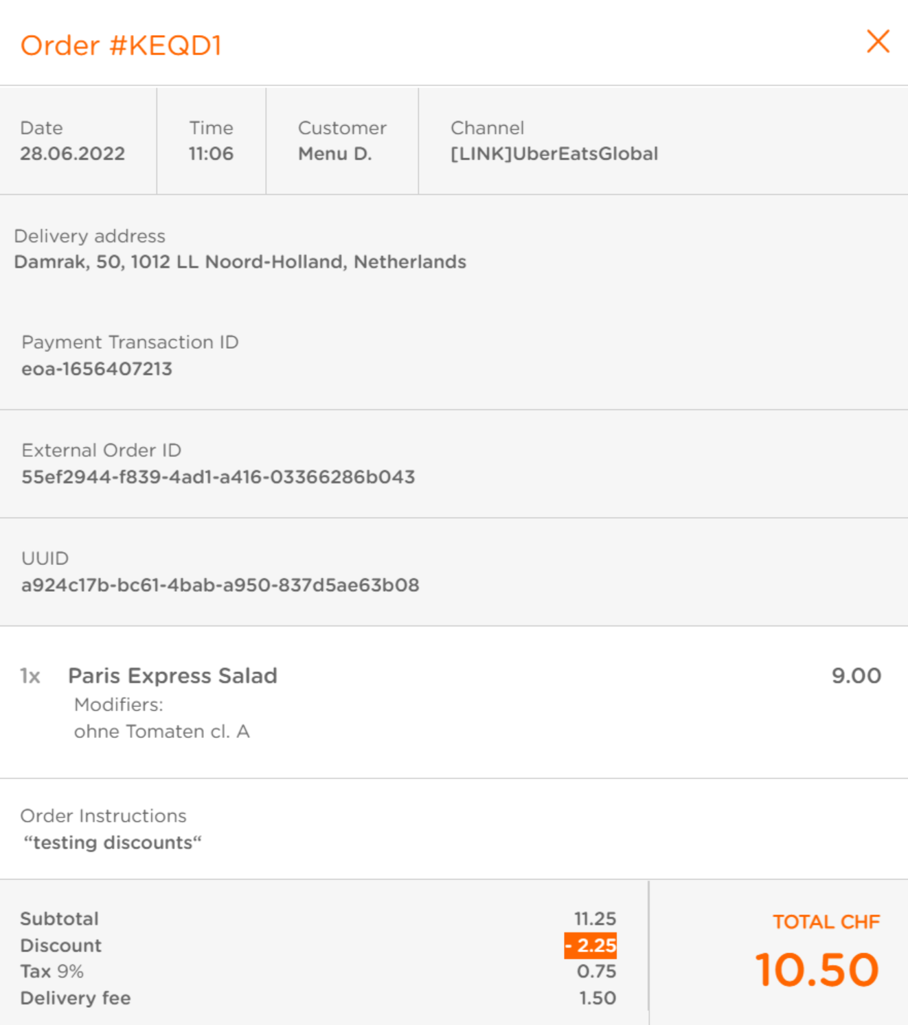Discounts for external orders – PAR Ordering Knowledge Base