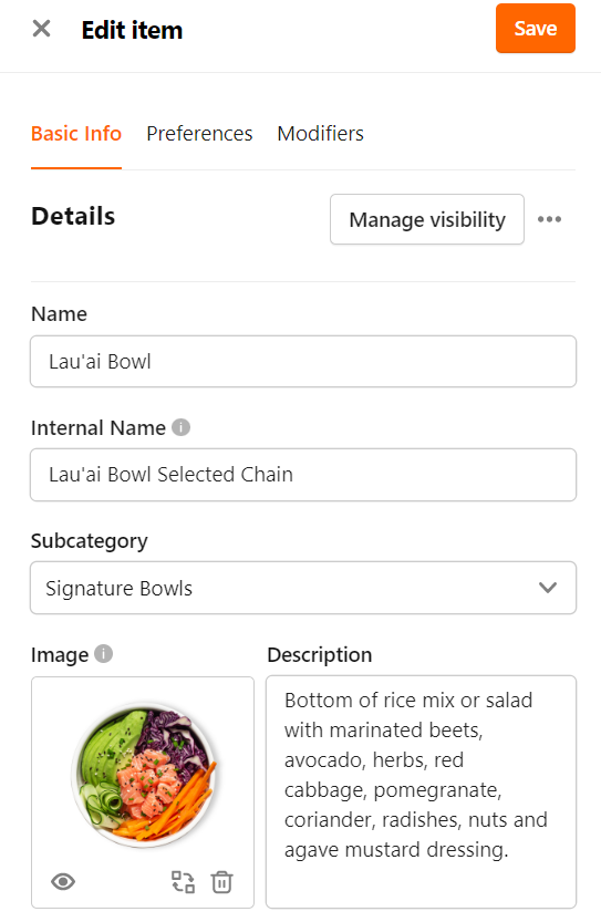 Multi-Chains Menu transition to Brand Menu Guide – PAR Ordering Knowledge Base
