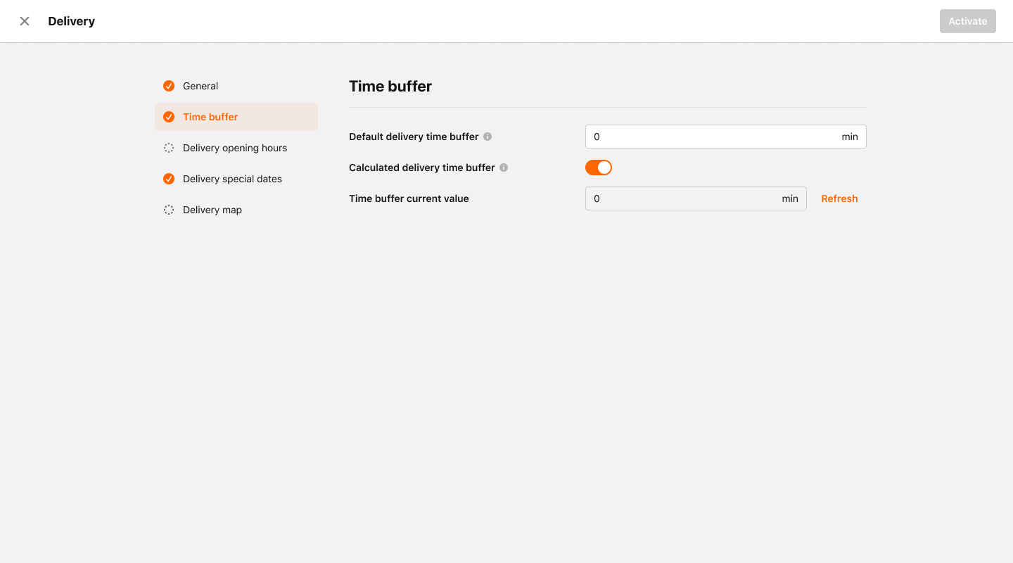 How to use Default Delivery Time Buffer? – PAR Ordering Knowledge Base
