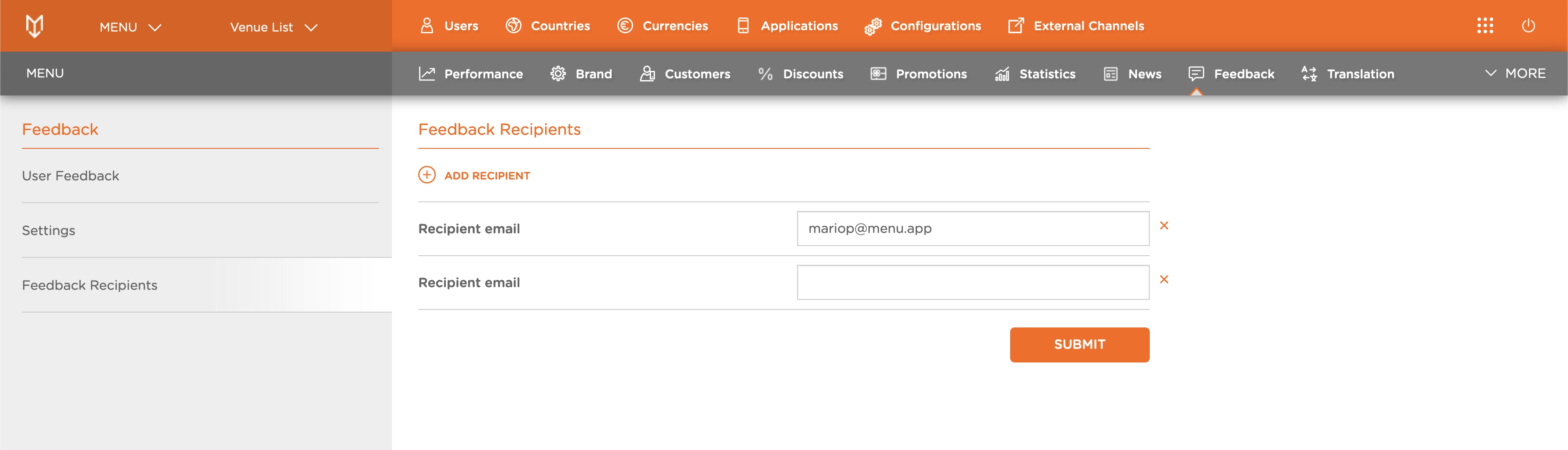 Feedback Emails - Forwarding – PAR Ordering Knowledge Base