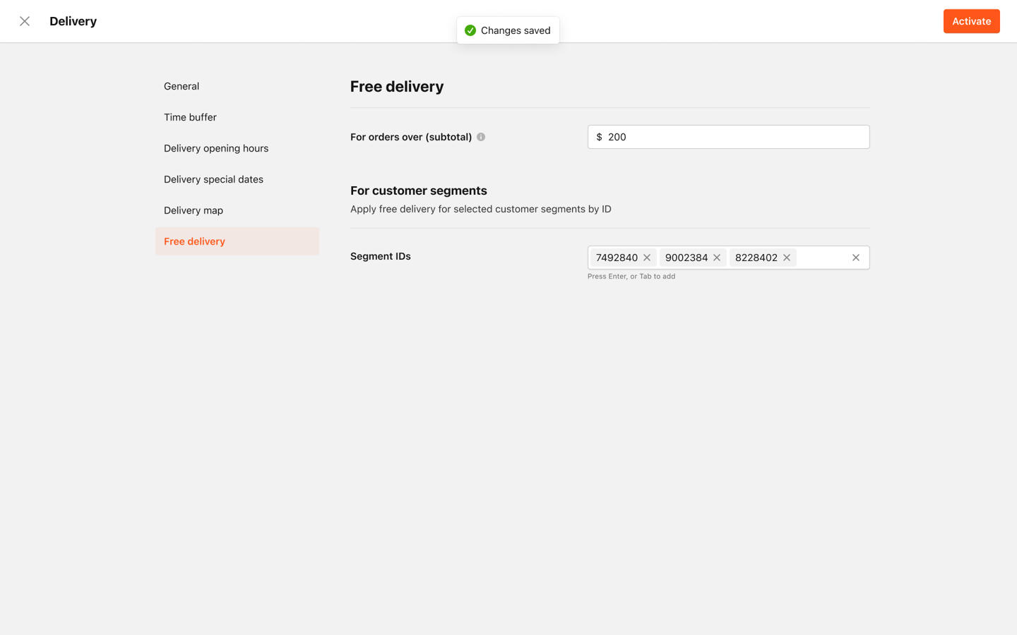 Free Delivery Configuration – PAR Ordering Knowledge Base