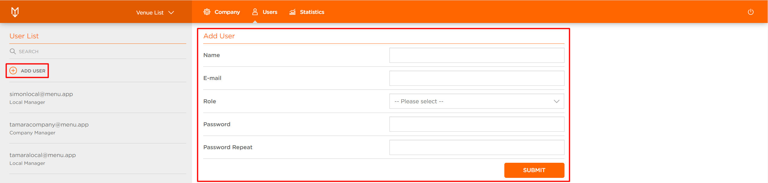How to add Company User (CMS)? – PAR Ordering Knowledge Base