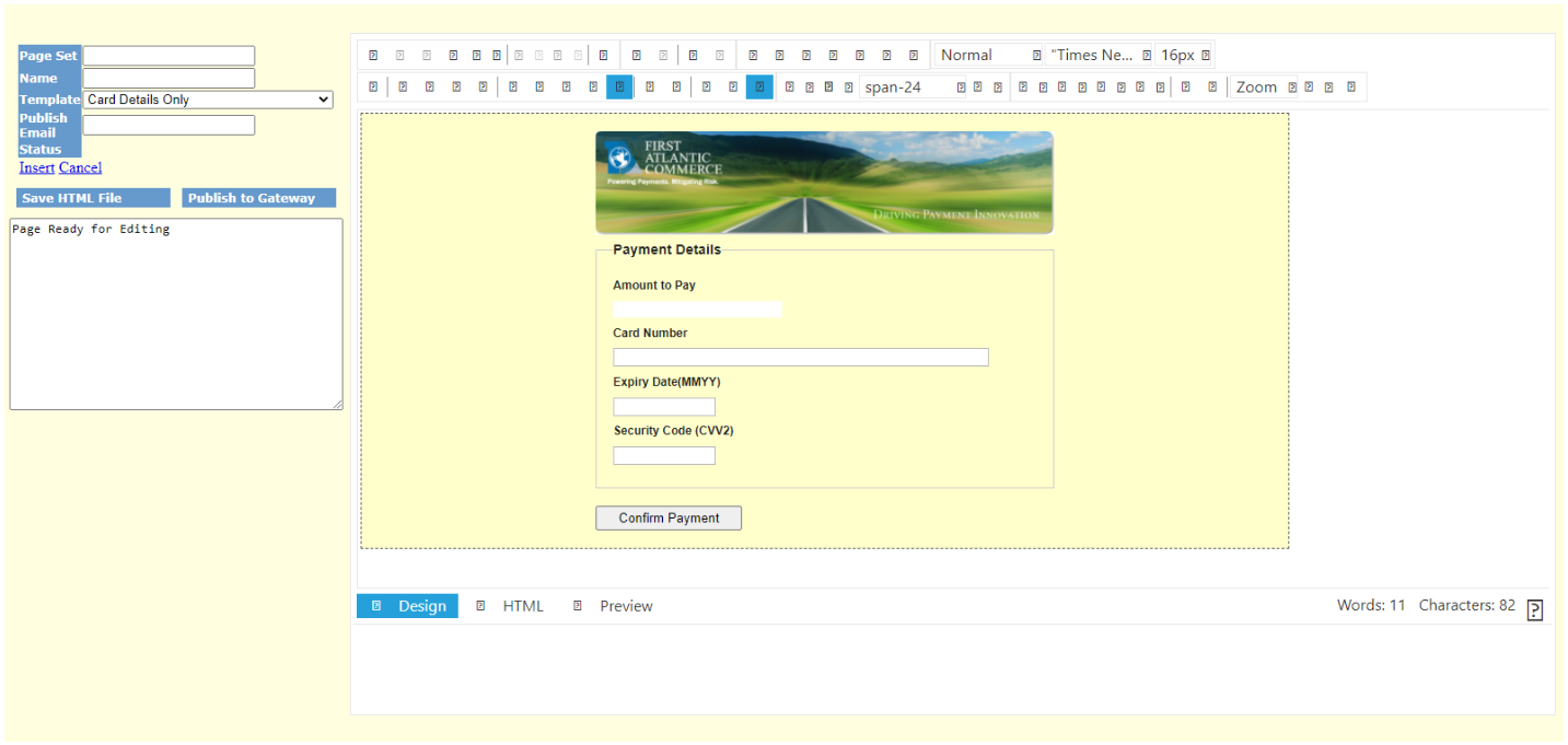 Creating Hosted Payment Page for FAC – PAR Ordering Knowledge Base